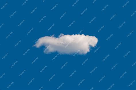 Premium Photo One Small Cloud Cloud On The Blue Sky Natural Sky