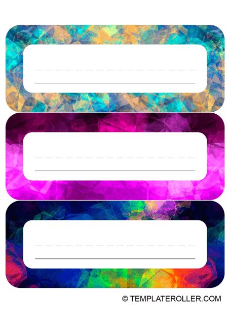 Free Desk Name Tag Templates Customize Download And Print Pdf