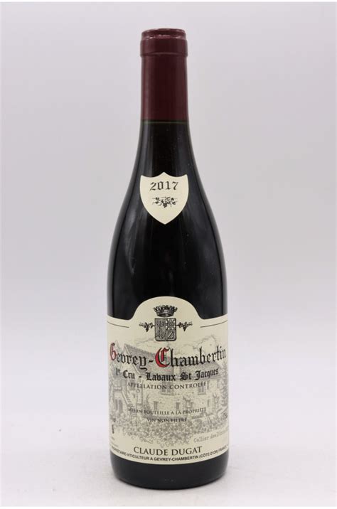 Claude Dugat Gevrey Chambertin 1er Cru Lavaux Saint Jacques 2017