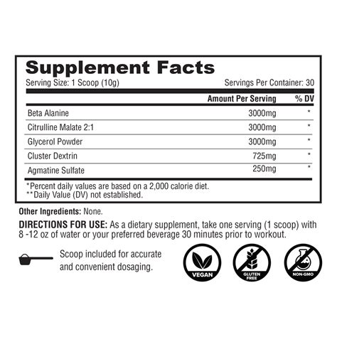 Metabolic Nutrition Stim Free Pump Flex Nutrition