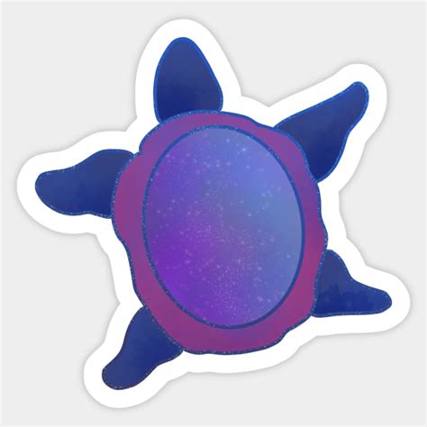 Pride Flag Space Turtle Bisexual Flag Lgbt Pride Month Sticker