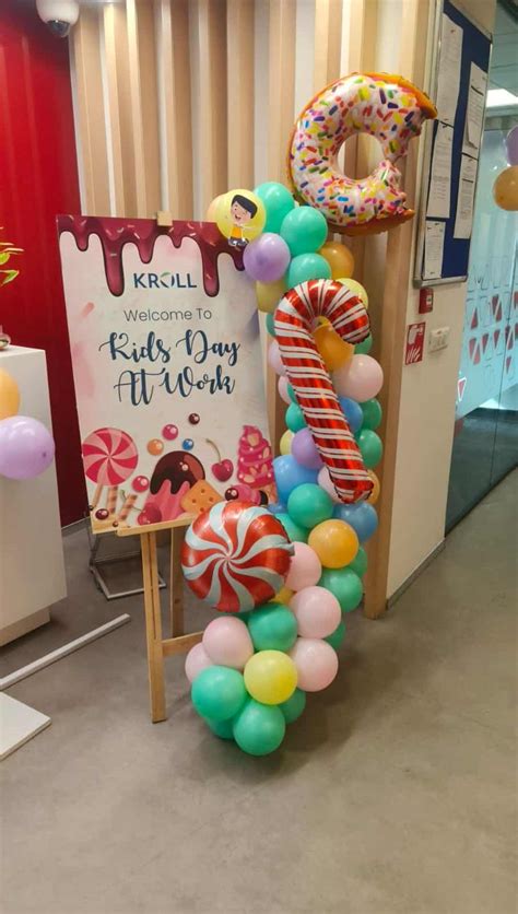 Candyland Theme Party Decoration In Krolls Corporate Office Cherishx