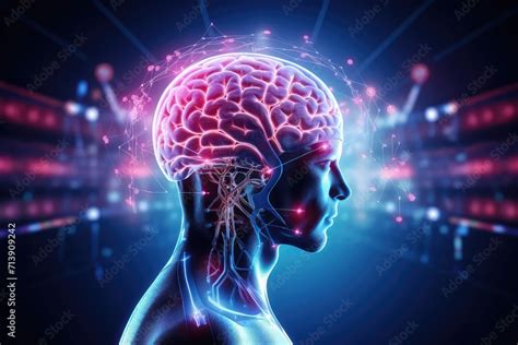 Human Brain Medtech Ai Models Head Cyborg Technology Imaging