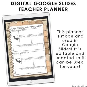 Sunshine Google Slides Teacher Planner By Illuminate With Iris TPT