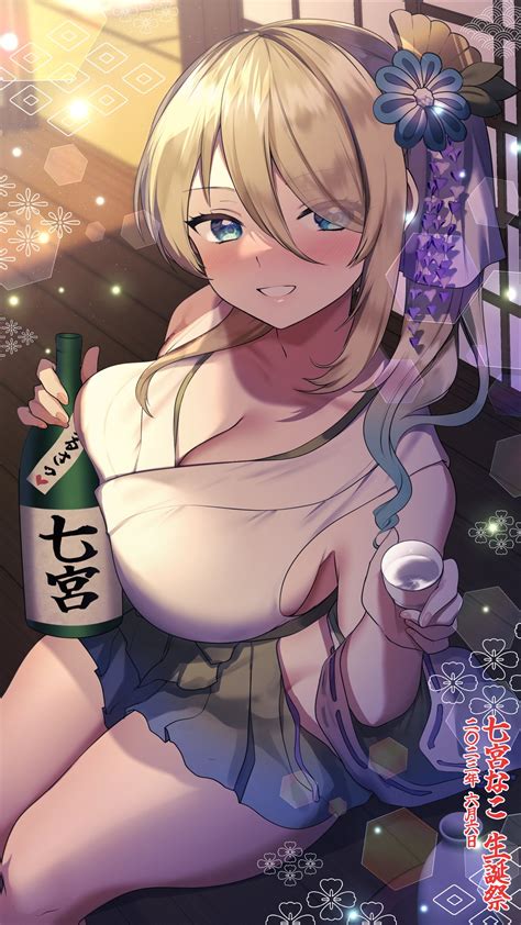 Nanamiya Nako Indie Virtual Youtuber Drawn By Kazepana Danbooru