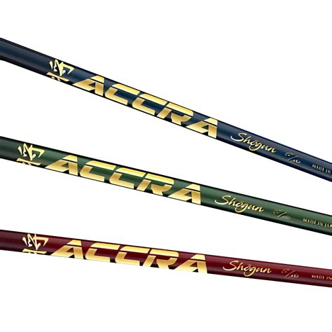 Accra Shogun Red Wood Shaft Fairway Jockey Custom Shafts