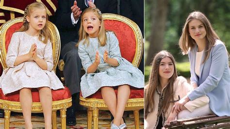 Leonor Und Sofía Von Spanien Zwei Kleine Infantinnen Sind Inzwischen
