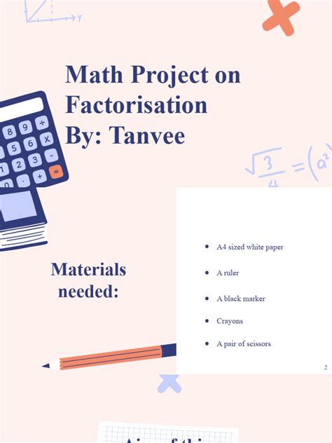 Project On Factorisation Ppt By Tanvee Grade 9 Pdf Mathematics