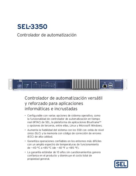 Sel 3350 Adapter Panel Instruction Manual