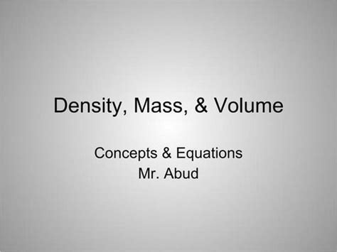 Density Bpp Ppt