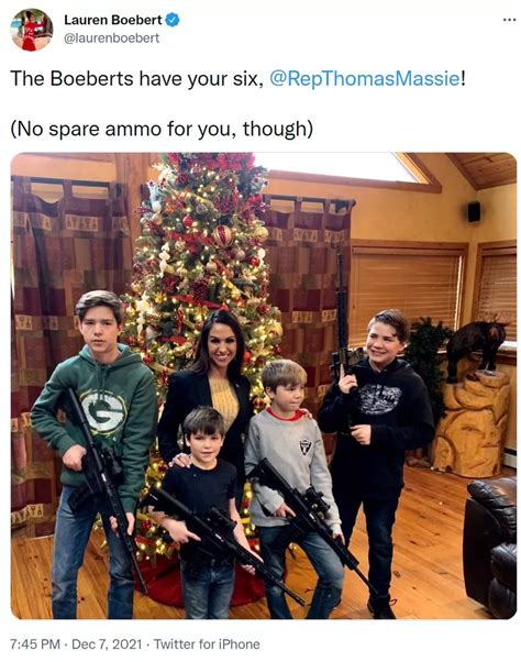 A Very Boebert Christmas Four Sons With Guns Westword