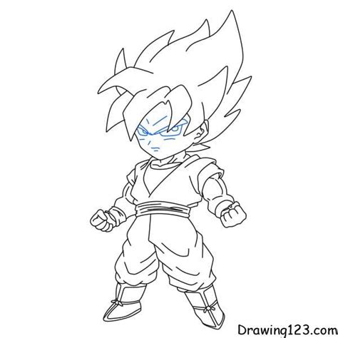 How To Draw Goku Cute