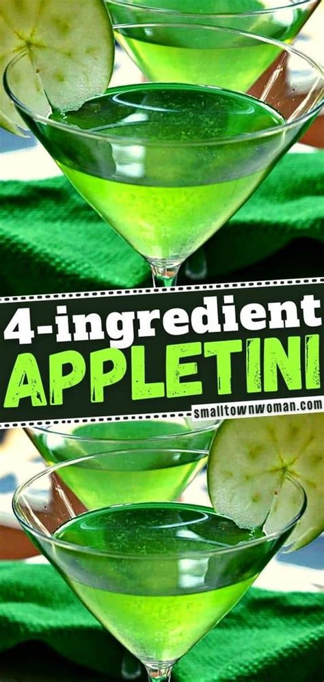 Appletini Recipe Appletini Yummy Alcoholic Drinks Appletini Recipe