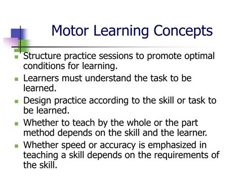 Types Of Feedback For Motor Learning At Carlos Snyder Blog