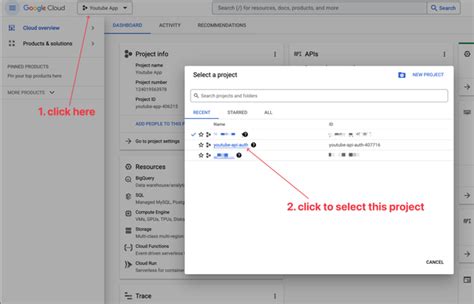 Retrieve Youtube Api V3 Key With Nodejs