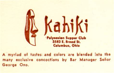 Vintage Chrome Postcards Kahiki