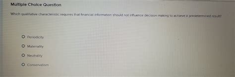 solved multiple cholce questionwhich qualitative