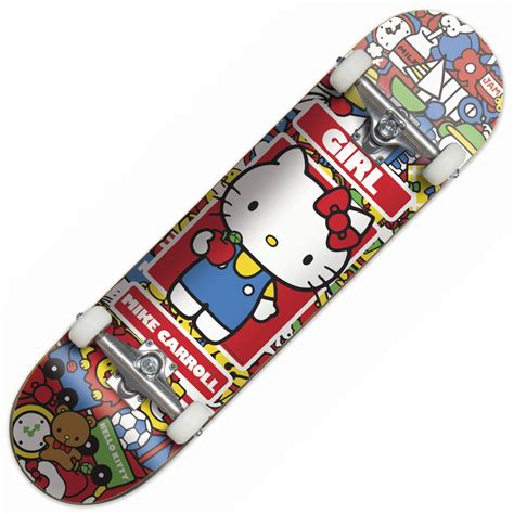 Hello Kitty Girl Skateboard Limited Edition Mike Carroll Hello Kitty