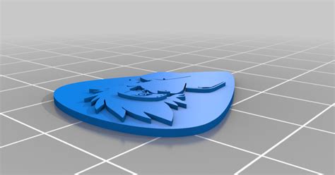 Kakashi Hatake Guitar Pick By Rashead Download Free Stl Model