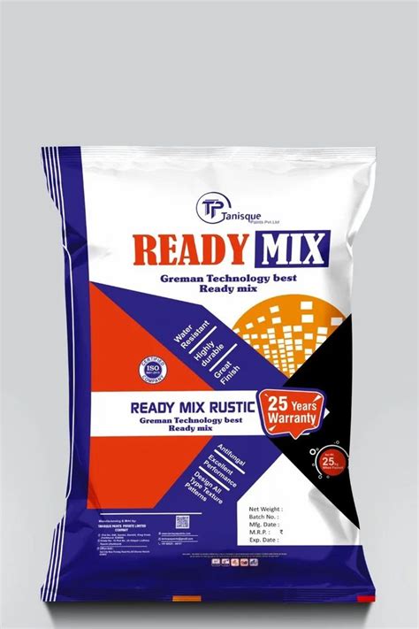 White Ready Mix Rustic In Pan India Packaging Type Pp Bag At ₹ 750 Bag In Ranchi