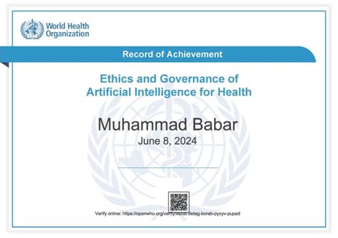 Muhammad Babar On Linkedin Healthcareai Professionaldevelopment