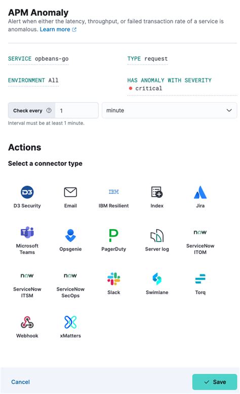 Create An Apm Anomaly Rule Elastic Docs