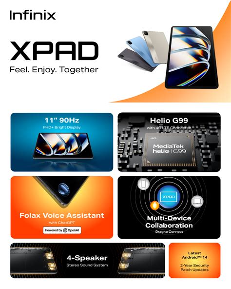 Infinix Xpad G Lte Wifi Helio G Fhd Bright Display