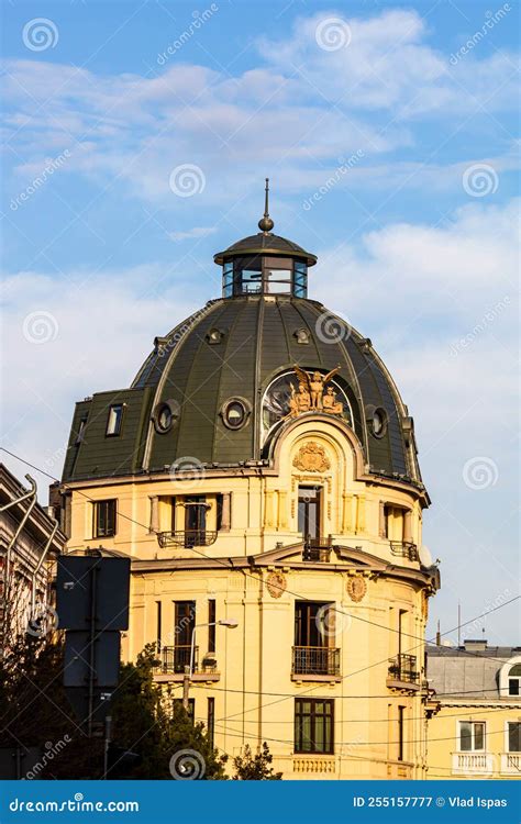 Historic Building Architecture In Bucharest Romania 2022 Stock Image