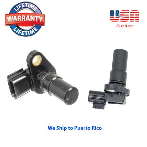 set of 2 trans input output sensor vehicle speed sensor fits nissan