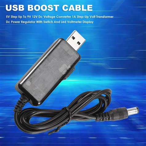 Usb Boost Cable 5v Step Up To 9v 12v Converter 1a Step Up Volt
