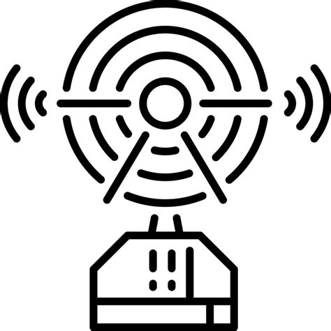 Trendy Line Style Icon Of Weather Radar 56294434 Vector Art At Vecteezy