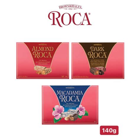 Roca Brown And Haley T Box Chocolate Caramel Buttercrunch Toffee With
