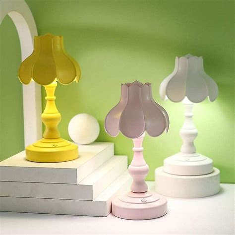 Table Lampretrolotusleaf Night Lightcute Girlromantic Bedroom Fruugo Uk