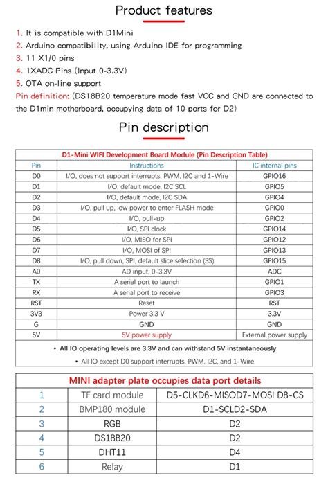 WeMos D Mini Pro DS B Temperature Sensor Shield Kunkune