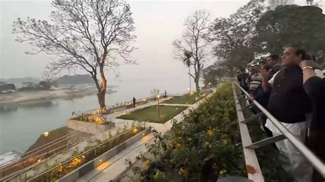 Shah Inaugurates New Park On Brahmaputra Bank In Guwahati