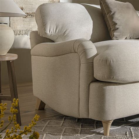 Daphnis Oatmeal Fabric Sofa Bed Loveseat Daals