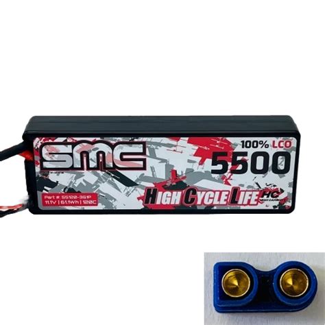 Smc Hcl Hc 111v 3s 5500mah 120c Hardcase Lipo Battery