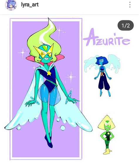 Lapidot Fusion As Promised Azurite I Wanted Them To Turn Into A Funky Prince With The Power Of
