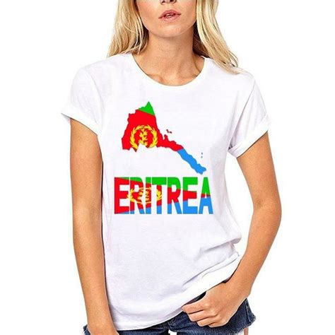 Men Tops T Shirt Eritrean Flag Printed Africa Tee Top Tee Map Serve Up