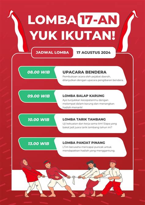 Halaman Gratis Desain Contoh Lomba Canva