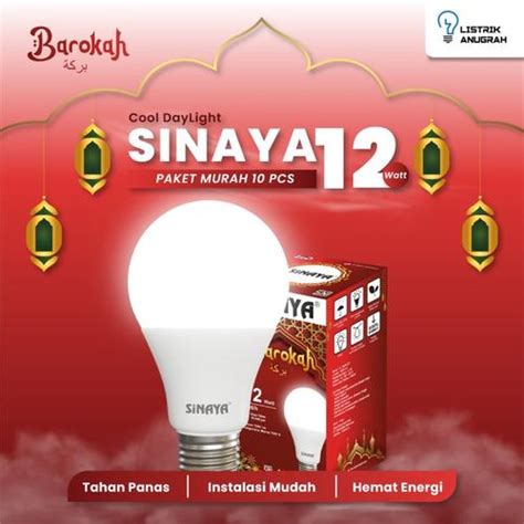 Jual Lampu Led Sinaya Barokah Watt Cool Daylight Kota Bandung House Of Diton Tokopedia