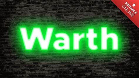 Warth Text Effect Generator Warth Text Effect Generator