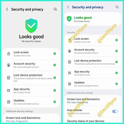 One Ui 8 Vs One Ui 7 Security And Privacy Settings See Subtle Yet