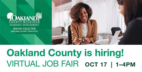 Jobs Available At Oakland Countys Virtual Job Fair Orionontv