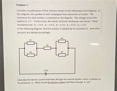 Solved Problem 1 Consider A Combination Of Five Resistors