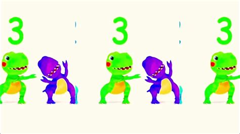 T Rex Dinosaur Number Songsponsored By Gamavision Csupo Effects Youtube