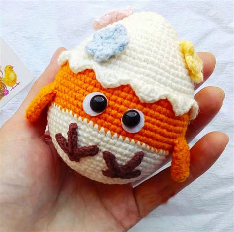 Pajarito Bebé De Pascua Juguete Amigurumi PatrÓn Gratis
