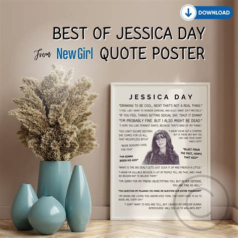 Jessica Day New Girl Quotes Jessica Day Poster New Girl Quotes