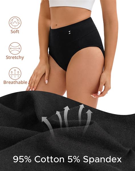 Womens High Waisted Briefs 5 Pack Innersy Store