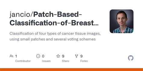 Github Janciopatch Based Classification Of Breast Cancer Histology